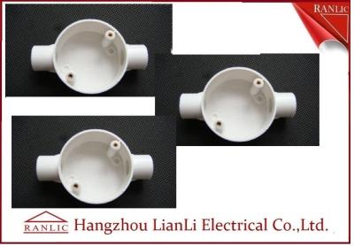 中国 対面白い水路の端子箱防水ポリ塩化ビニールの水路および付属品 販売のため