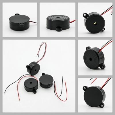 Κίνα 80dB DC12V 2 βιομηχανική ηλεκτρονική πιεζοηλεκτρική σειρήνα συναγερμών καλωδίων προς πώληση