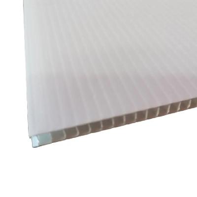 China 4x8 Corrugated Plastic Sheets 4mm White Polypropylene PP Coroplast Sheet for Protection Packing Printing for sale