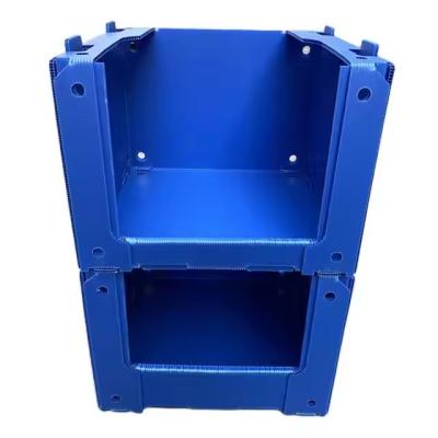 China Folding Polypropylene Corrugated Plastic Shipping Container Corflute Boxes for sale