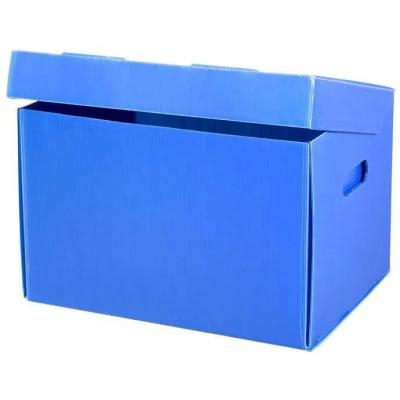 China Corrugated Polypropylene Plastic Cardboard Archive Box for sale
