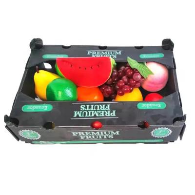 China PP Corrugated Plastic Box for Vegetable Fruit Box Folding Coroplast Corn Okra Boxes for sale