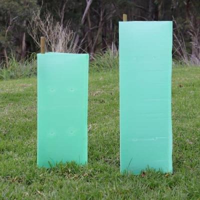 China UV Protection PP Fluted Corrugated Plastic Tree Guards Corflute Plant Shelters for sale