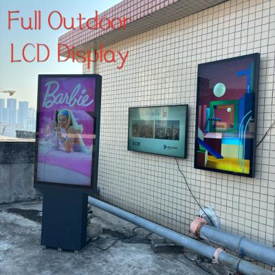 49 inch 2500 nits Buiten Waterdicht LCD Scherm Voor Restaurant Reclame IP66 serie onderhoudsvrij