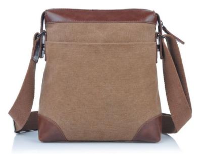 Cina Piccola borsa fresca unisex del messaggero della tela del cotone con il rivestimento del nylon di 100% in vendita