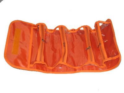 Cina Borsa d'imballaggio riutilizzabile arancio durevole per le donne, chiusura zippered del PVC in vendita
