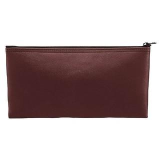 Китай Burgundy красит мешки банка застежки -молнии кожи PVC с застежкой -молнией YKK на верхней части мешков продается