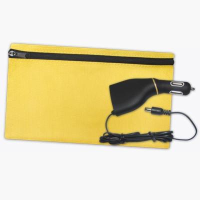 China 600D de ballistische Nylon Materiële Middelgrote Ritssluitingsbank doet Geel pvc in zakken Te koop