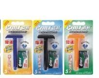 Cina Rasoio a coltelli multipli di doppia del bordo del balde sicurezza di plastica della maniglia per pelle sensibile in vendita