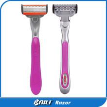 Cina Rasoio di signora Shaver Rubber Handle Shaving per l'OEM delle donne accettabile in vendita