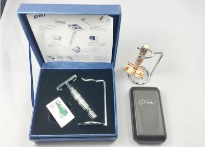 Cina Maniglia stabilita della lega del metallo di placcatura di cromo dell'oro di Rosa del rasoio di sicurezza dell'acciaio inossidabile del regalo degli uomini in vendita