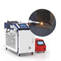 Quality Precision 2000W Metal 3mm Laser Welding Machine With 1400mm Robot Arm for sale