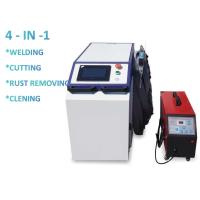 Quality 2000W Fiber Laser Welding Machine Water Cooled Handheld Laser Welder 4 In 1 for sale