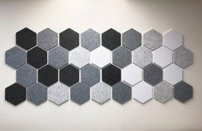 Cina Isolamento acustico variopinto Pannelli acustici del poliestere per la decorazione interna in vendita