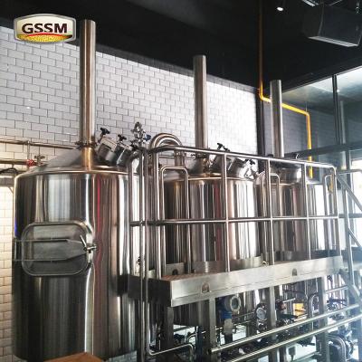 China Sistema da fabricação de cerveja da embarcação do Tun três do redemoinho da chaleira do Tun de Lauter da erva-benta para bares à venda