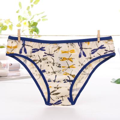 China Indian Printing Lycra Cotton Young Girl xxx Panty Image en venta