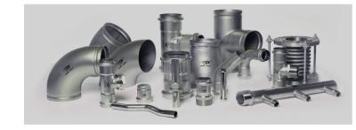 Prefabricated Steel Pipe Fitting Corrosion Resistance Customized Ss Tube