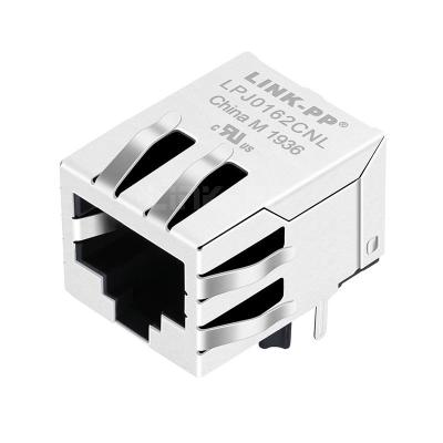Китай Hanrun HR891156C Совместимый LINK-PP LPJ0162CNL 10/100 Base-T Tab Down без светодиодной однопортовой установки POE Ethernet Isolation RJ-45 Модули продается