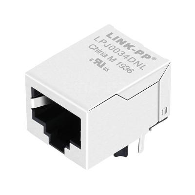 Китай HR901110A Hanrun совместимый с LINK-PP LPJ0034DNL 10/100 Base-T RJ45 Magjack Tab Down без светодиодов продается