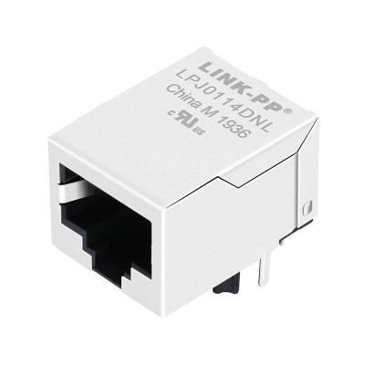 Cina Tyco 6605412 Compatibile LINK-PP LPJ0114DNL 10/100 Base-T Tab Down senza LED 1 Port 8P8C Jack registrato RJ45 connettori in vendita