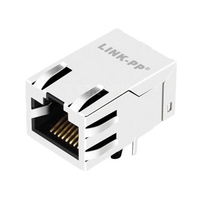 China Pulse J1006F21NL Compatibel LINK-PP LPJ1006CNL 10/100 Base-T Tab Up zonder Led One Port 8P8C Geïntegreerde RJ45 FastJacks Te koop