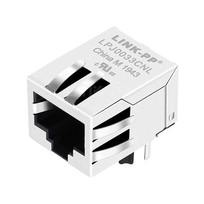 Cina LPJ0033CNL 10/100 Base-T Tab Down senza connettore femminile a porta singola RJ45 in vendita