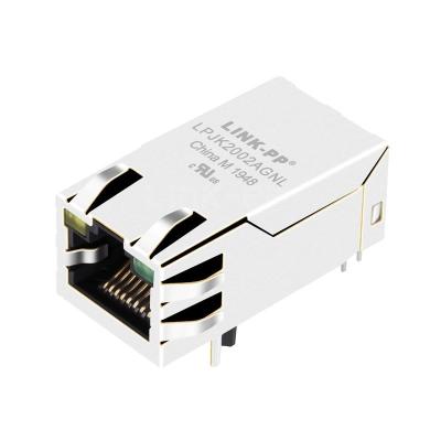 Cina WE 7499411122 Compatibile LINK-PP LPJK2002AGNL 100/1000 Base-T Tab Up Giallo/verde Led 1x1 Port POE+ Lan RJ45 Connessione in vendita