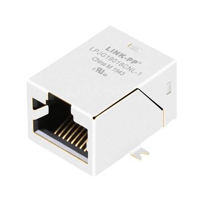 Cina MRJG-11S771TRS Compatibile LINK-PP LPJG19018CNL-1 Tab Up Single Port SMT RJ45 Magjack senza led in vendita