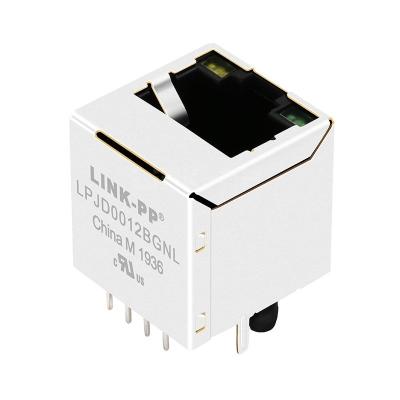 China X Múltiples XMV-9813-8812-S0L2T1-B Compatible LINK-PP LPJD0012BGNL 10/100 Base-T amarillo/verde LED Vertical rj45 detalles del conector en venta