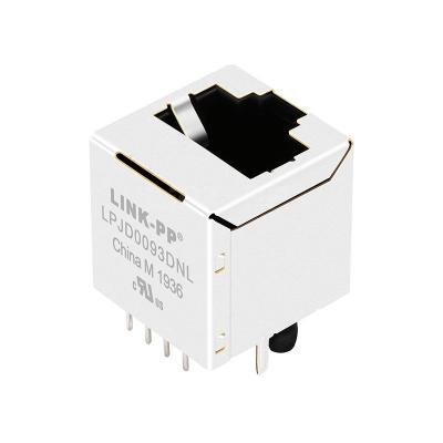 中国 両手 KHU1S041Q3 LF コンパティブル LINK-PP LPJD0093DNL 10/100 ベース-T 無 LED 垂直 RJ45 ボード 販売のため