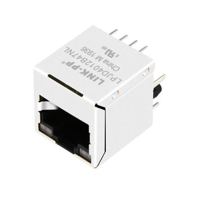 China LPJD4012B47NL 10/100 Base-T Groen en Geel/Groen en Geel Led Verticale RJ45 Modulaire Jack Connectors Te koop