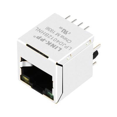 Cina LPJD4012BHNL 10/100 Base-T Verticale RJ45 Jack Con Magnetismo Integrato Verde&Giallo LED in vendita
