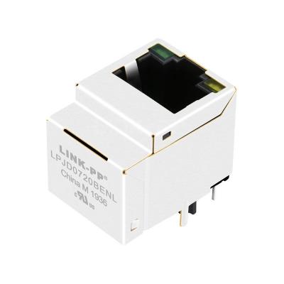 Cina WE 7499110120 Compatibile LINK-PP LPJD0720BENL 10/100/1000 Base-T giallo/verde LED verticale magneticaRJ45 Jack in vendita