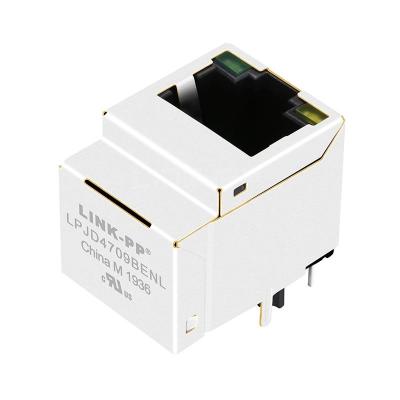 Cina Tyco 1840459-2 Compatibile LINK-PP LPJD4709BENL 10/100/1000 Base-T Verde/Giallo LED Verticale RJ45 Port di connettore in vendita
