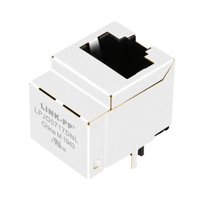 中国 LPJD0717DNL 1000 Base-T RJ45 縦磁気接続器 販売のため