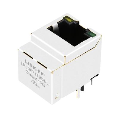 Cina LPJD0717BDNL 100/1000 Base-T Verticale RJ45 Jack Magnetico LED giallo/verde in vendita