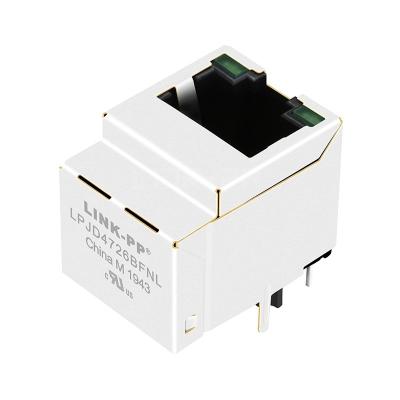 Cina LPJD4726BFNL Gigabit Verticale RJ45 Jack Con Magnetismo Verde/LED Verde in vendita