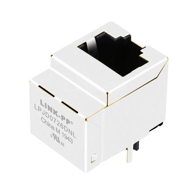 Cina LPJD0726DNL 1000 Base-T Gigabit Verticale RJ45 MagJack senza LED in vendita