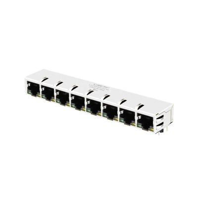 Cina LPJ86404AENL 10/100 Base-T 1X8 Port RJ45 Jack Connector in vendita