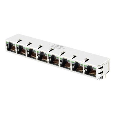 Cina Impulso JG0-0028NL Compatibile LINK-PP LPJG88851AWNL 1000 Base-T 1x8 Port RJ45 Ethernet MagJacks Tab Up Verde/Verde LED in vendita