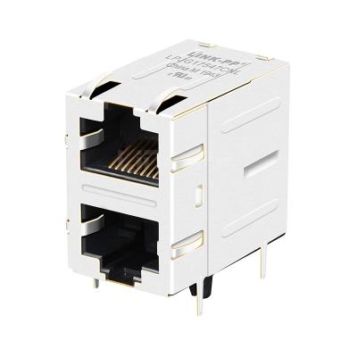 Cina LPJG17547CNL 100/1000 Base-T 10p8c senza LED 2x1 Port RJ45 connettore femminile in vendita