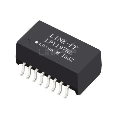 Cina Impulso H1197NL Compatibile LINK-PP LP1197NL 10/100 Base-T Single Port SMD 16PIN PoE Ethernet Telecom Transformer in vendita
