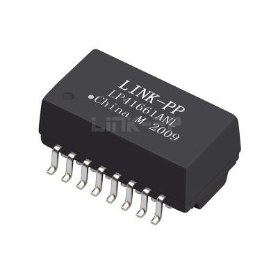 Cina Halo TG110-HPE7N5LF Compatibile LINK-PP LP41661ANL 10/100 Base-T Single Port SMD 16 PIN PoE+ Ethernet Telecom Transformer in vendita