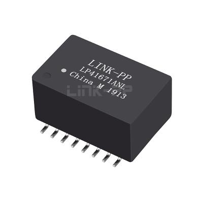 Cina LP41671ANL Hipot 4000 Vrms 10/100 Base-T Single Port SMT Isolation Transformer in vendita