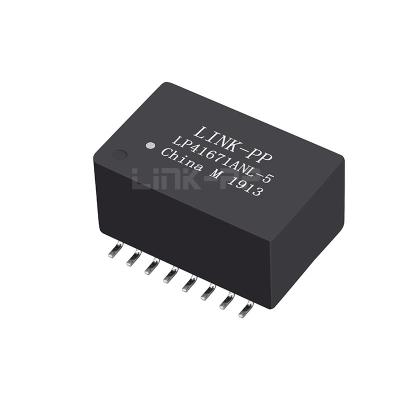 Cina LP41671ANL-5 Hipot 5000 Vrms 10/100 Base-T 16 pin Single Port SMT Moduli magnetici in vendita