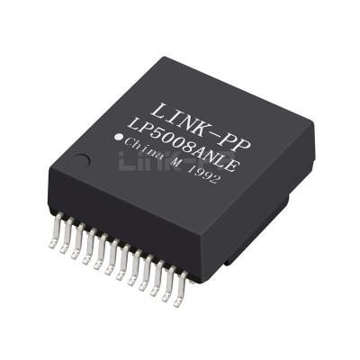 China Halo TG111-E032NYRL Compatible LINK-PP LP5008ANLE 1000 Base-T Transformador de puerto único SMD 24 PIN Lan en venta