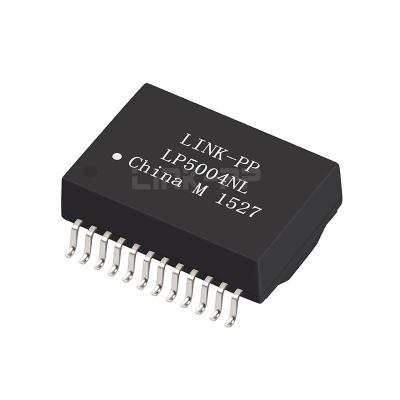 China Halo TG1G-E001NZRL Compatible con LINK-PP LP5004NL 10/100/1000 Transformador magnético LAN de puerto único SMD 24PIN en venta