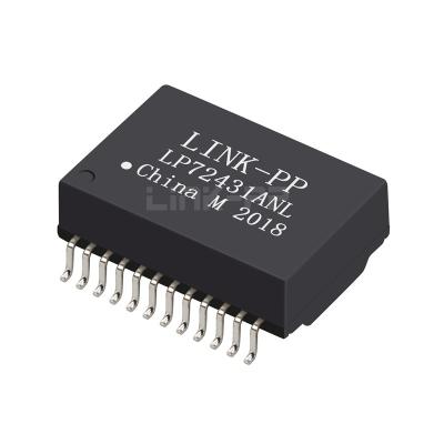Cina WE 749052051 Compatibile LINK-PP LP72431ANL 10G Base-T Single Port SMD PoE++ 24PIN Trasformatore magnetico discreto in vendita