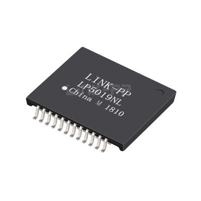 Cina LP5019NL Dual Port 1000 BASE-T SMT 28 pin Low Profile SMD Ethernet Transformer Moduli in vendita