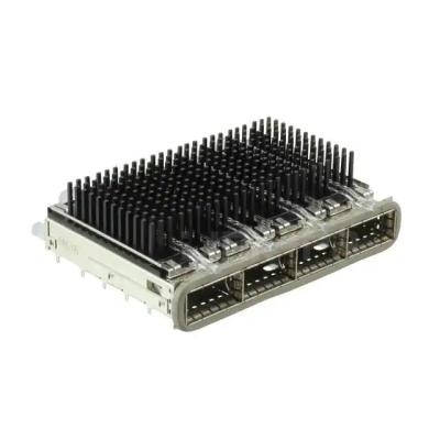 中国 TE 2170785-6 ZQSFP+ケージ・ギャング (1 x 4) 熱シンクコネクタを含むライトパイプ・ラストメリック・ガスケット 販売のため